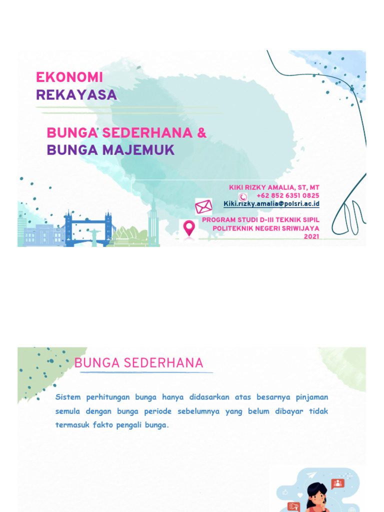 Bunga Sederhana Dan Bunga Majemuk | PDF