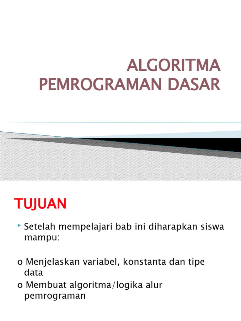 Struktur Dasar Algoritma Pemrograman | PDF