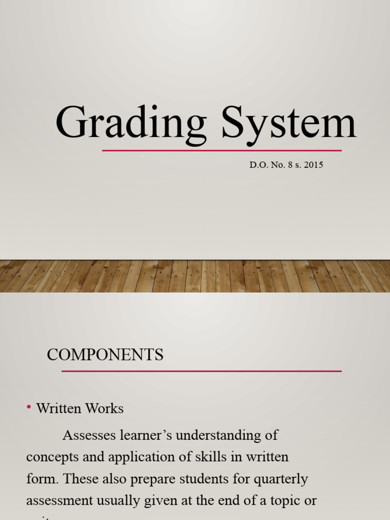 Grading System 1 | PDF