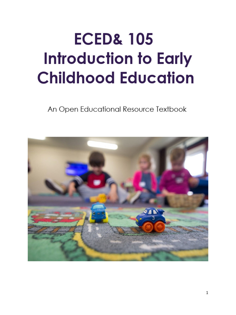 IntroEarlyChildhoodEd ECED&105 OERManuel | PDF | Early Childhood ...