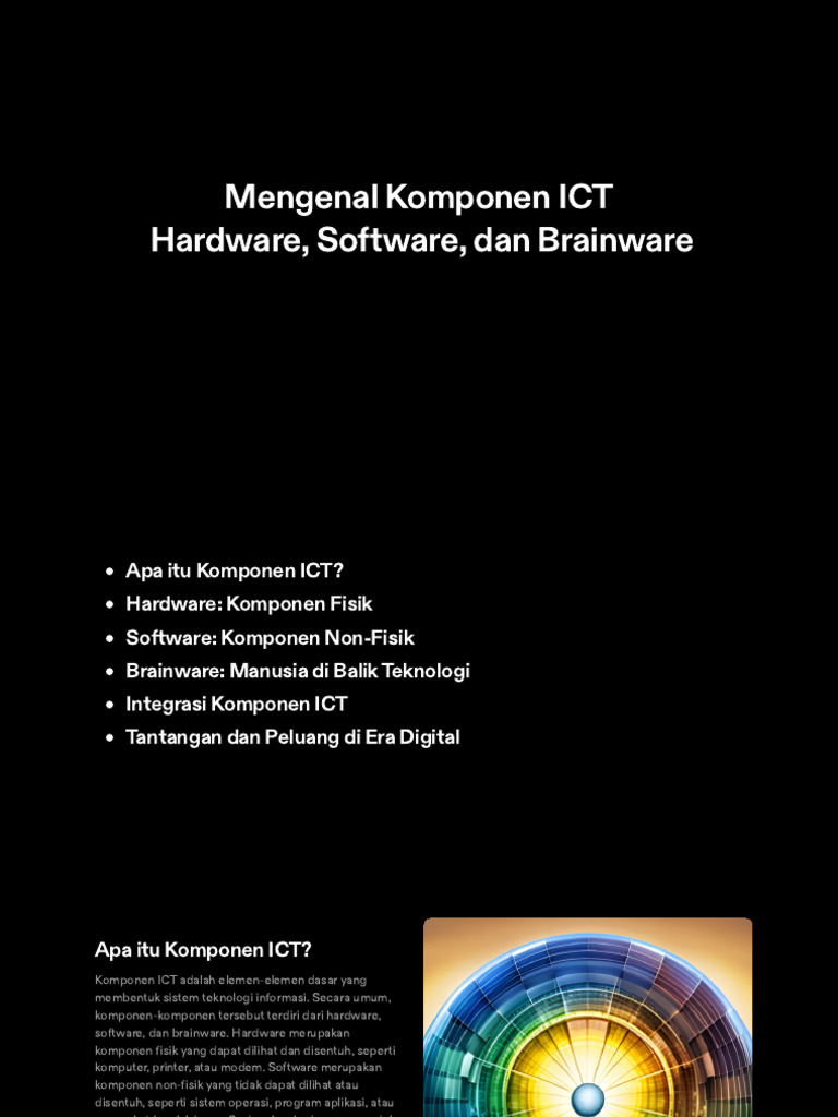 Mengenal Komponen ICT | PDF