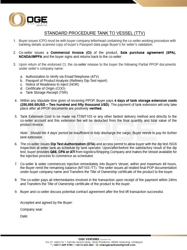 Standard Procedure Ttv Ogev V2 Pdf