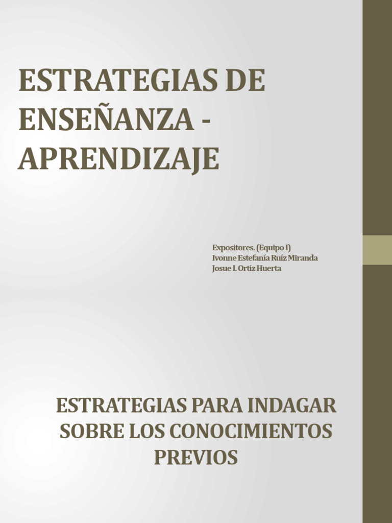 Estrategias De Enseñanza Aprendizaje Completo 1 6 Pdf Evaluación