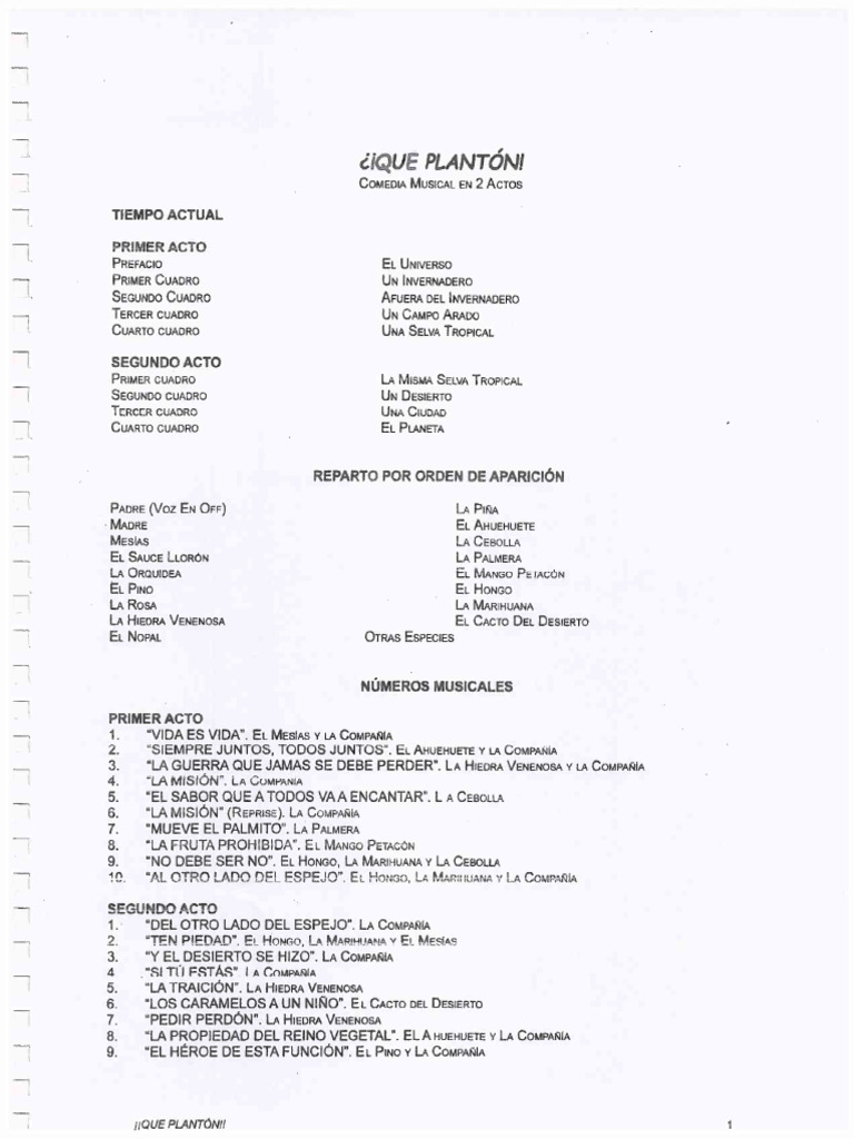 Guion Que Planton | PDF