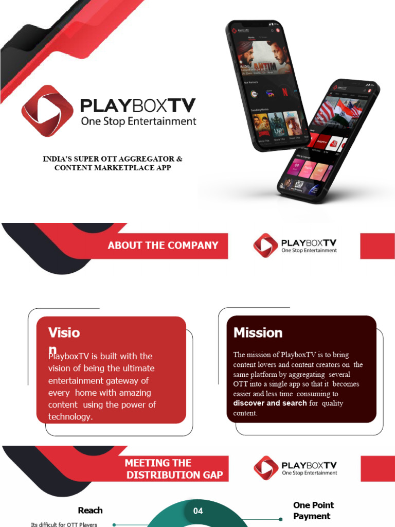 PlayboxTV Overview Presentation | PDF | Subscription Business Model ...