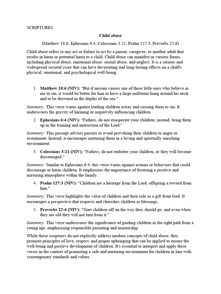 SCRIPTURES For Social Issues | PDF | Ten Commandments | Jesus