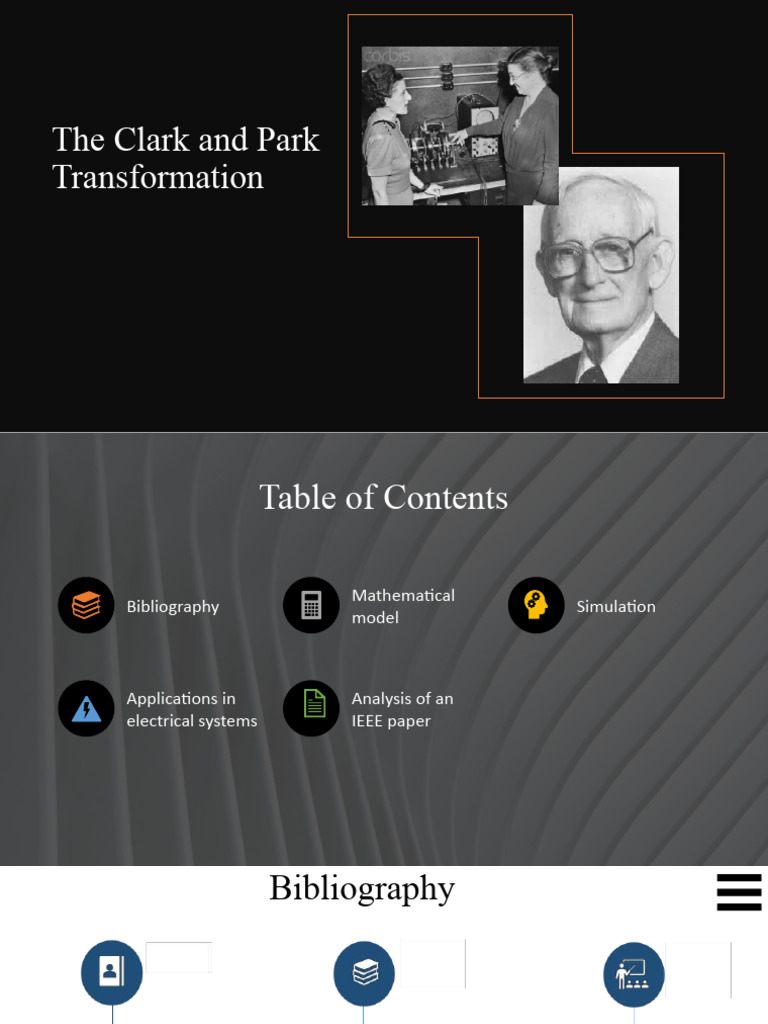 The Clark and Park Transformation | PDF | Ingenieria Eléctrica | Ingeniería