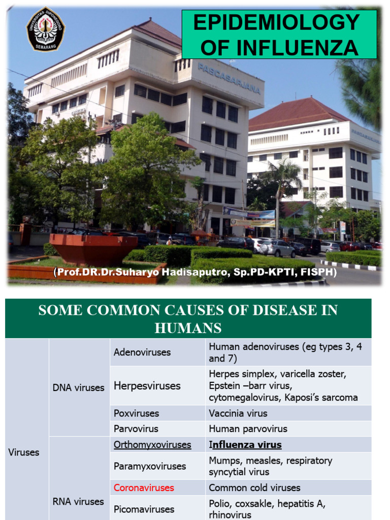 S2-Epid - Main Disese (3) - Influenza - Student - 2023 | PDF | Influenza | Influenza A Virus ...