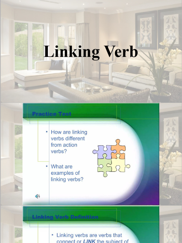 Linking Verb | PDF