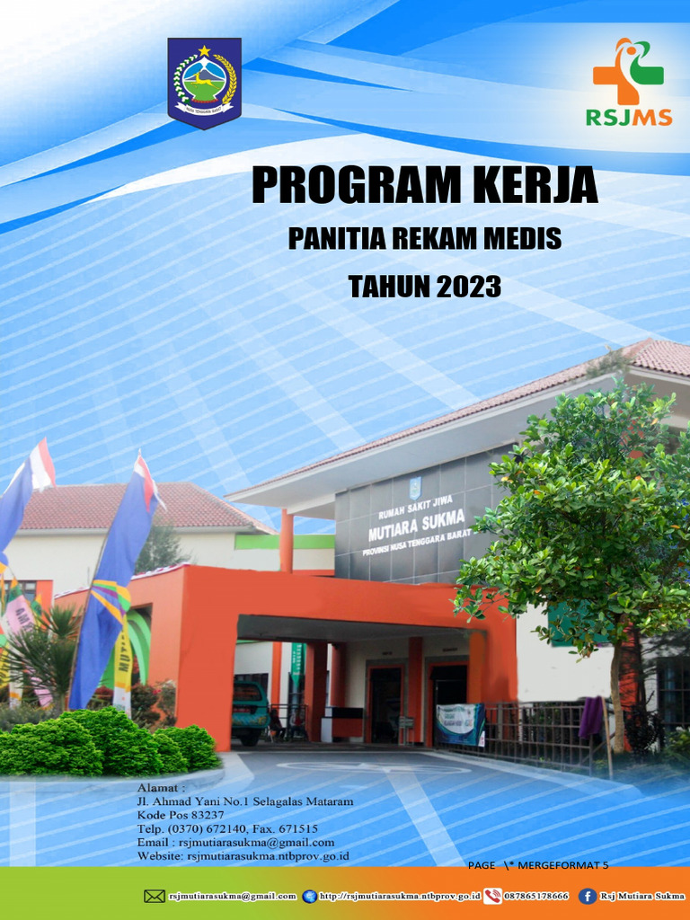 Program Kerja Panitia Rekam Medis | PDF
