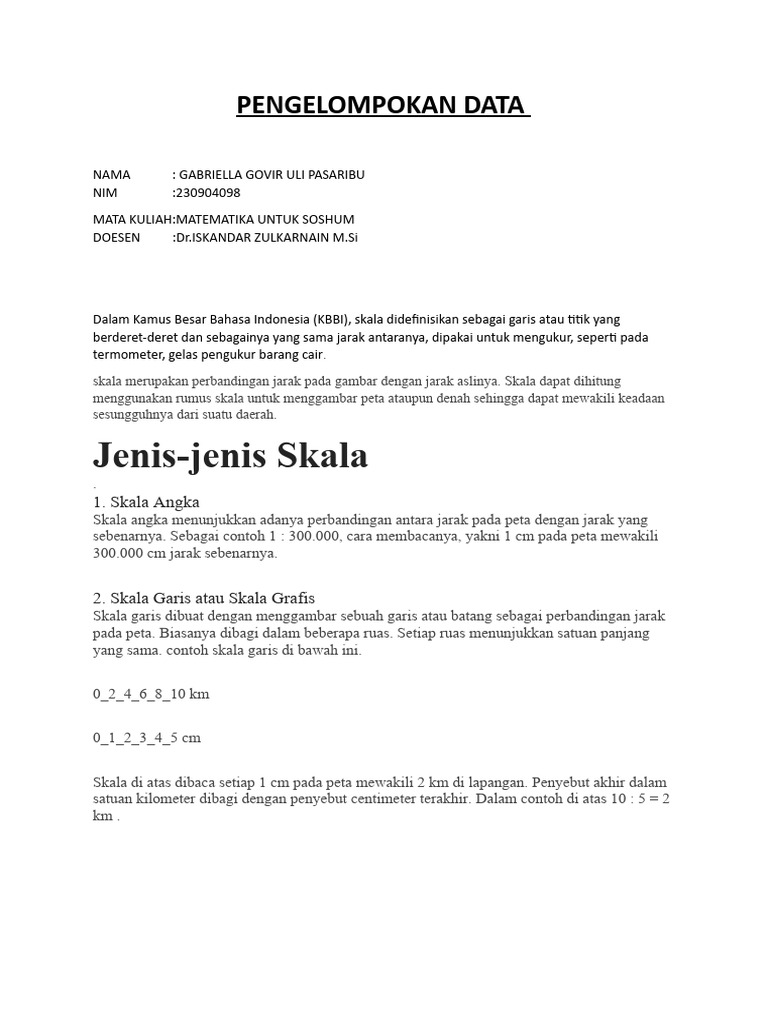 Pengelompokan Data | PDF