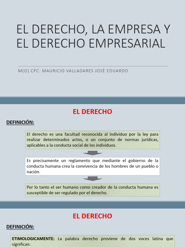 Derecho Empresarial | PDF | Business | Bienes