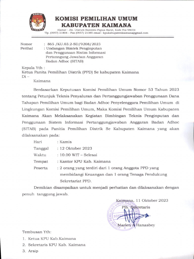 Und Bimtek SITAB | PDF