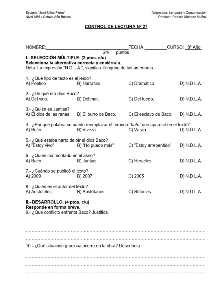 Actividades sobre "Oda al niño de la liebre" | PDF