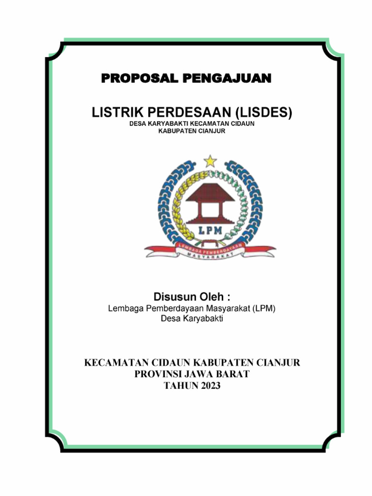 Contoh Proposal | PDF