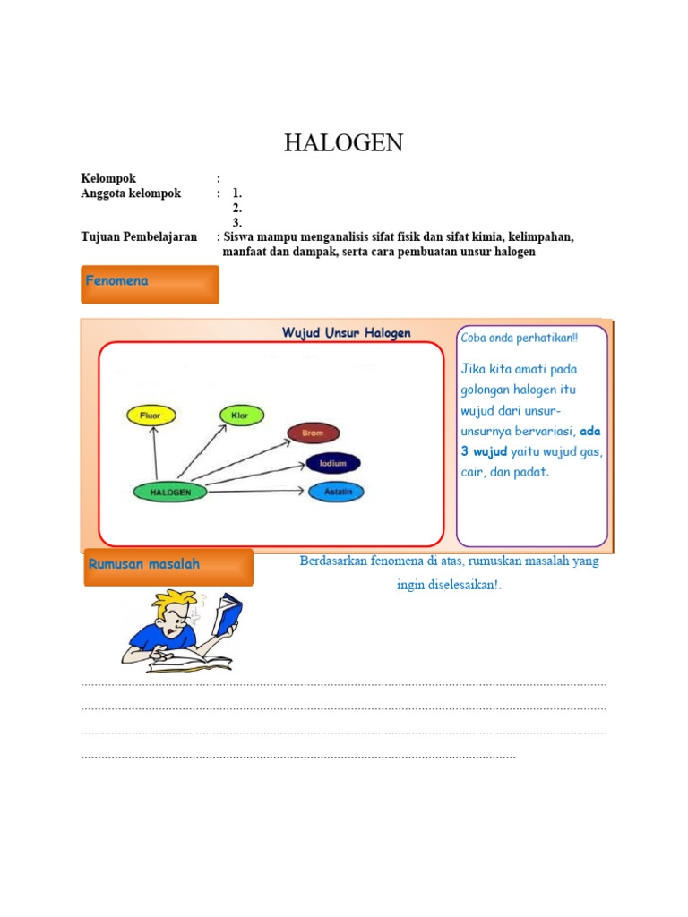 LKPD Halogen | PDF