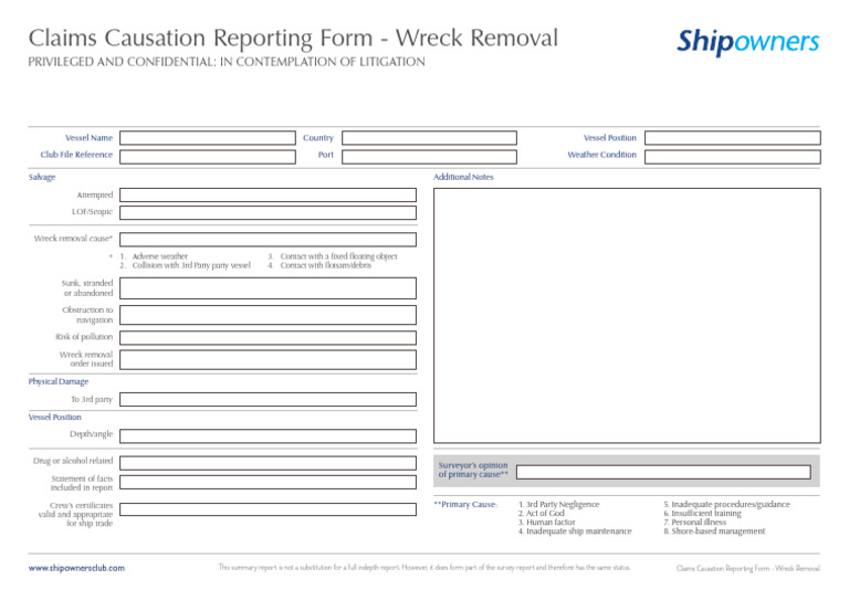 MV Explorer Wreck Removal Report | PDF
