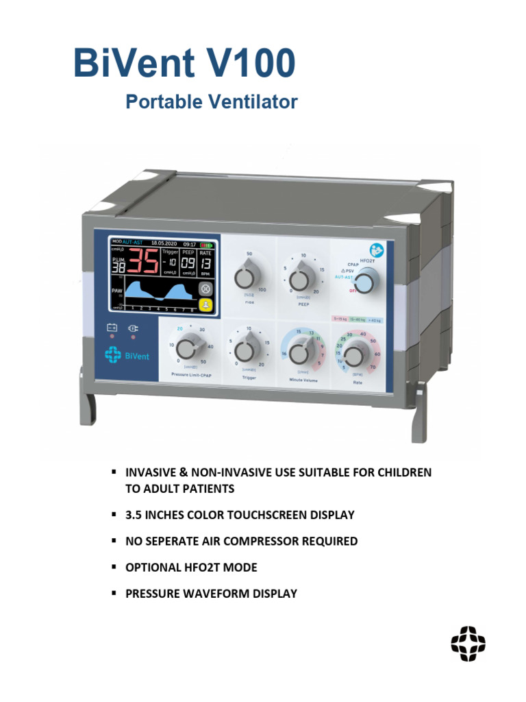 CVX - Datasheet - Bivent - V100 - GB - v4 | PDF | Equipment | Medical ...
