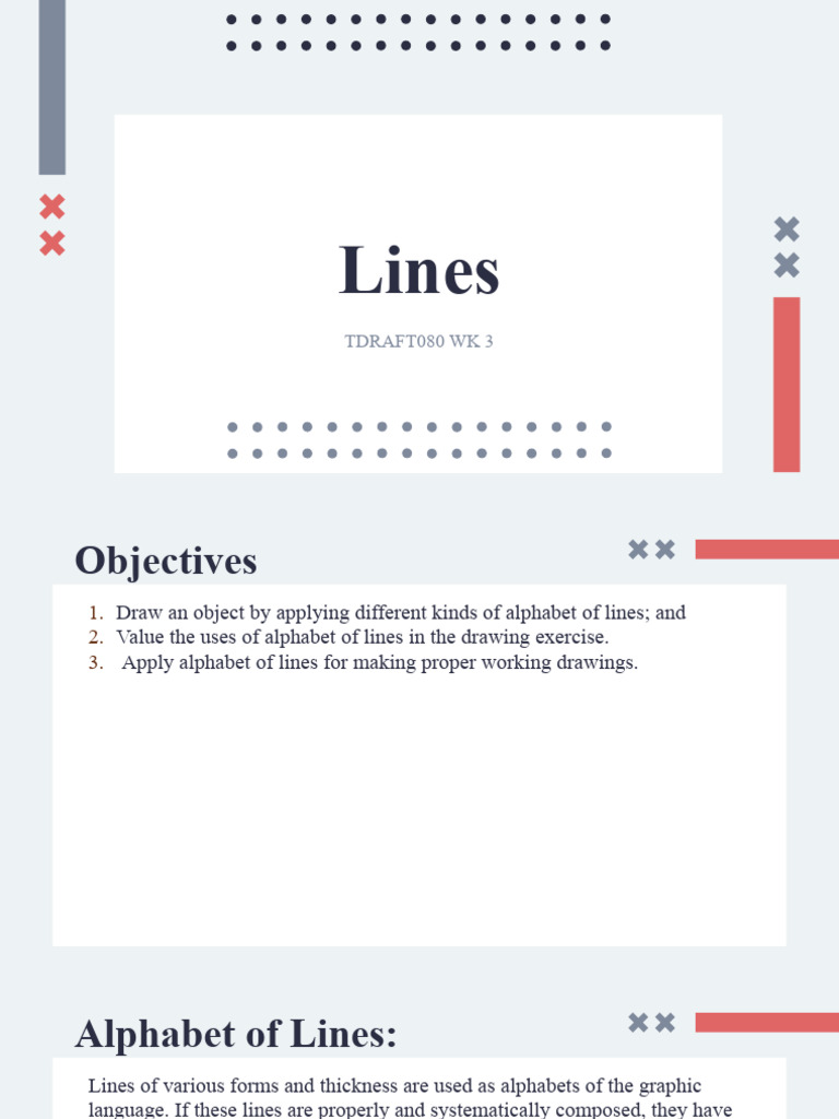 Understanding the Alphabet of Lines in Drawing | PDF | Length | Drawing