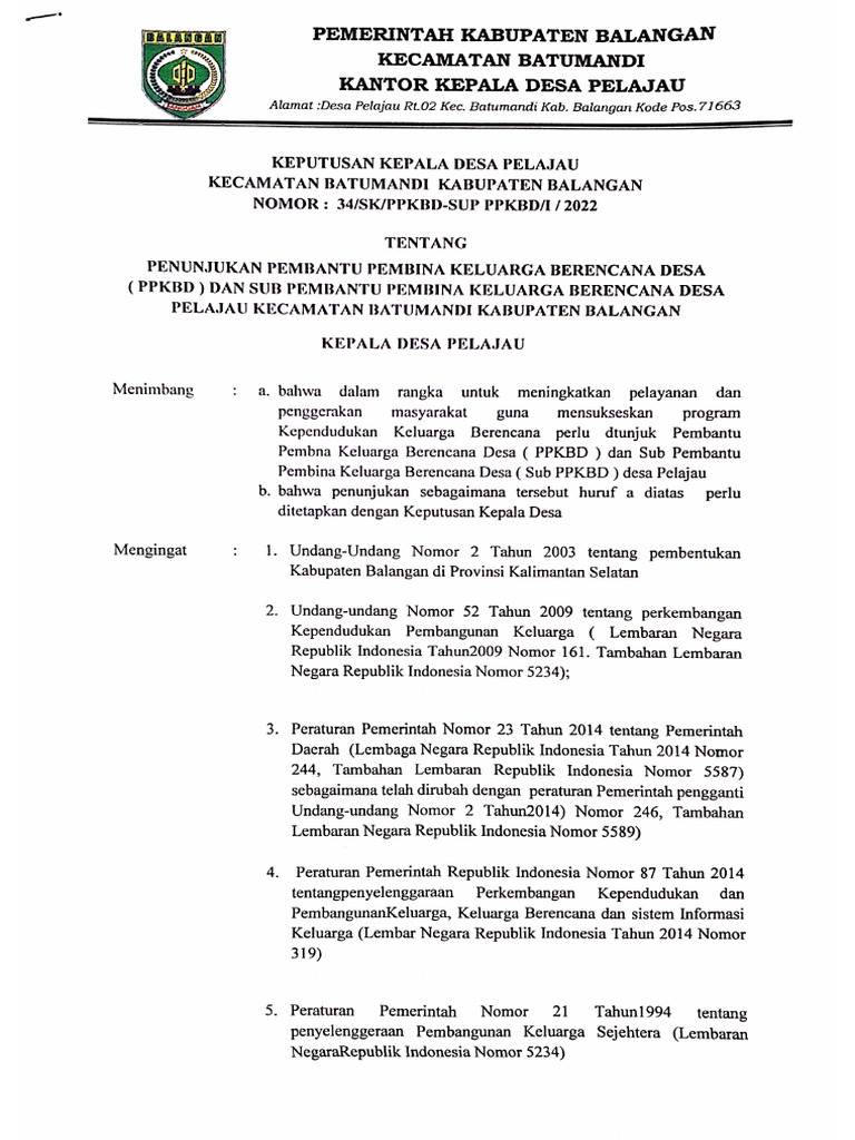 SK Imp Pelajau 2022 | PDF