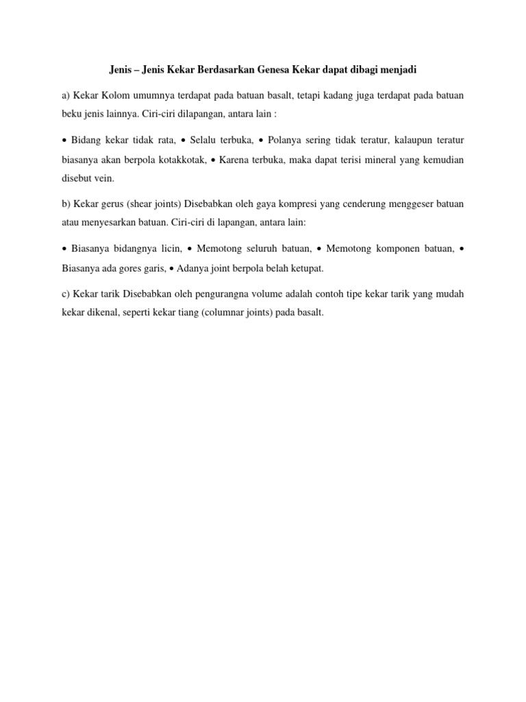 Jenis Kekar Indonesia | PDF