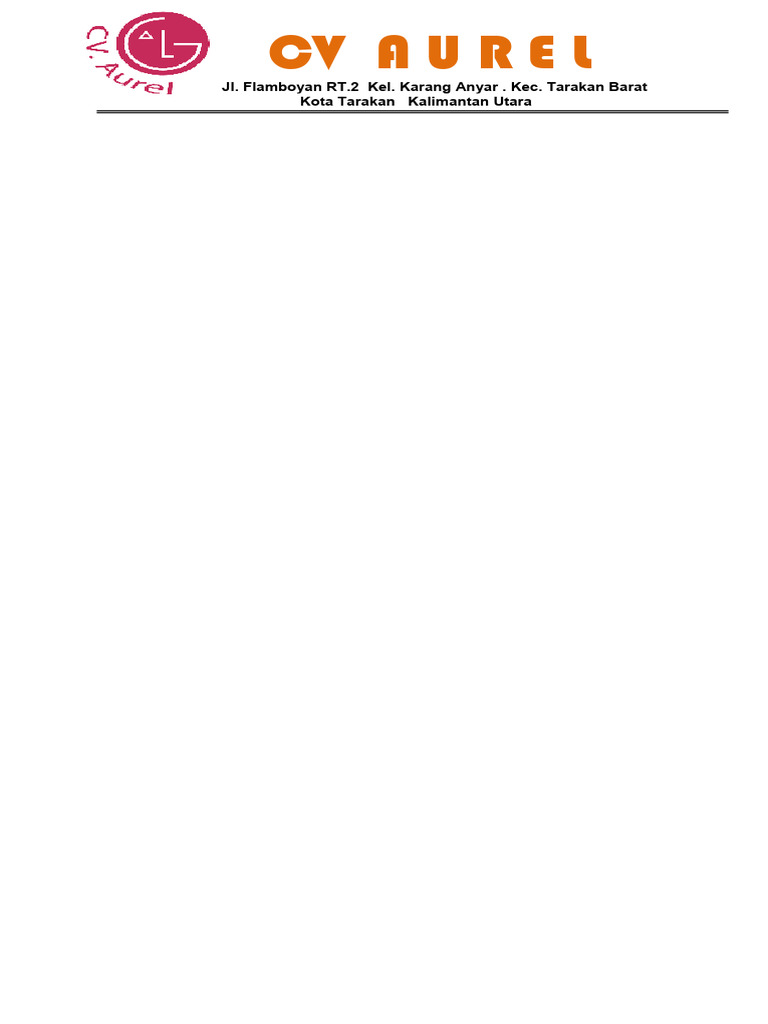 AUREL Kop Surat44444 | PDF