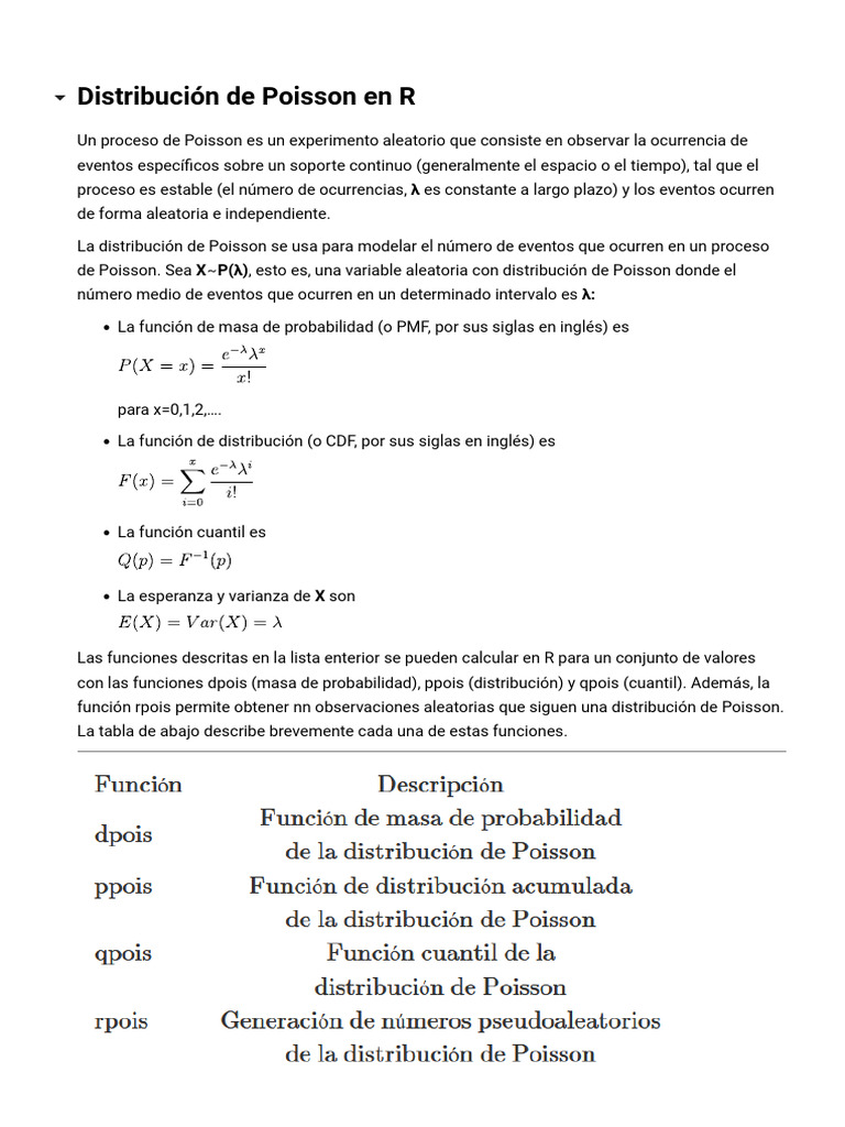Poisson - Ipynb - Colaboratory | PDF | Distribución de veneno | Enseñanza de matemática