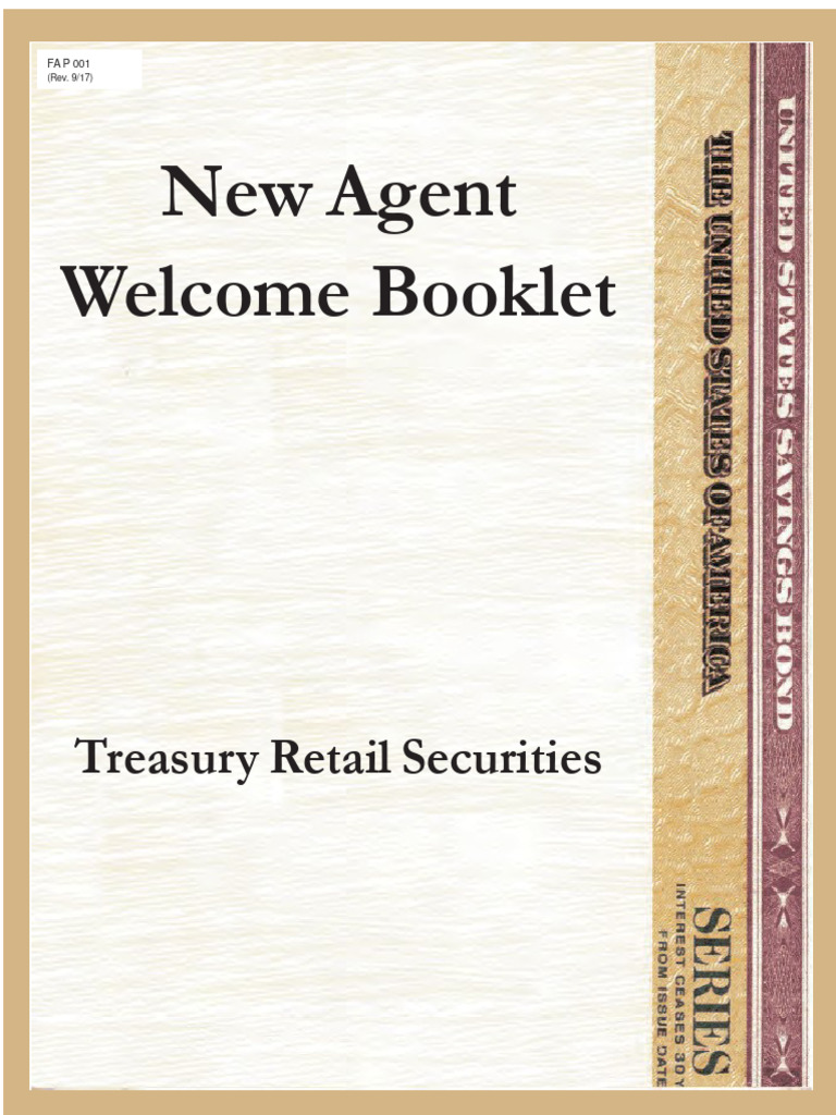 Treasury New-Agent-Welcome-Booklet | PDF | Bonds (Finance) | Securities ...