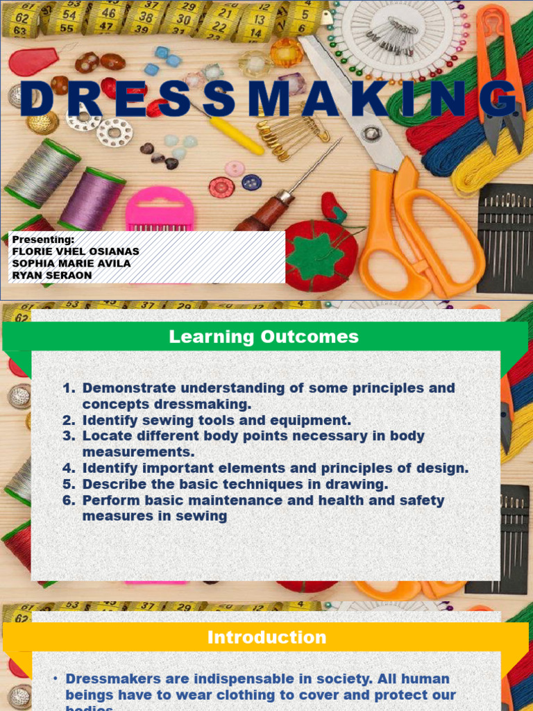 Florie Dressmaking Report | PDF | Sewing | Seam (Sewing)