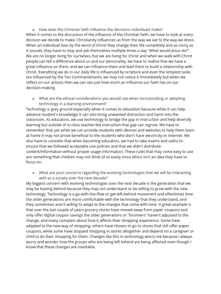 Ltde5330 Self Reflection Journal Nandlal | PDF | Jesus | Cognition