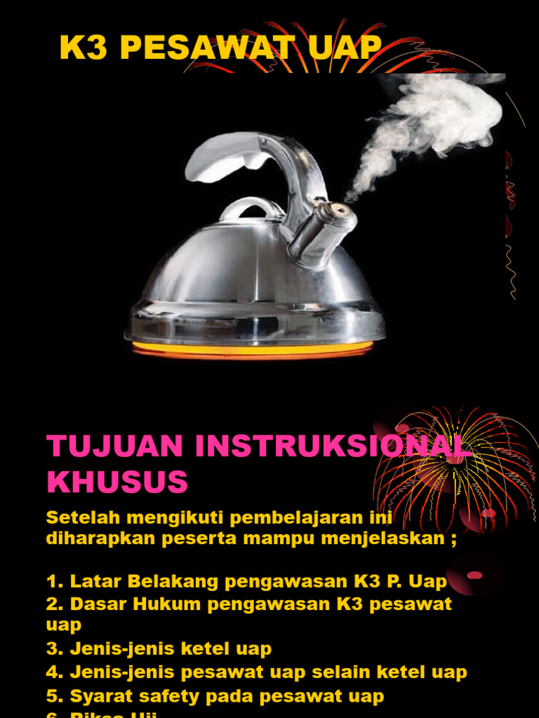 Pembinaan K3 Pesawat Uap (Boiler) Tahun 1930 | PDF