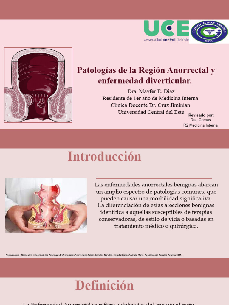Patologías Anorrectales y Diverticulares | PDF