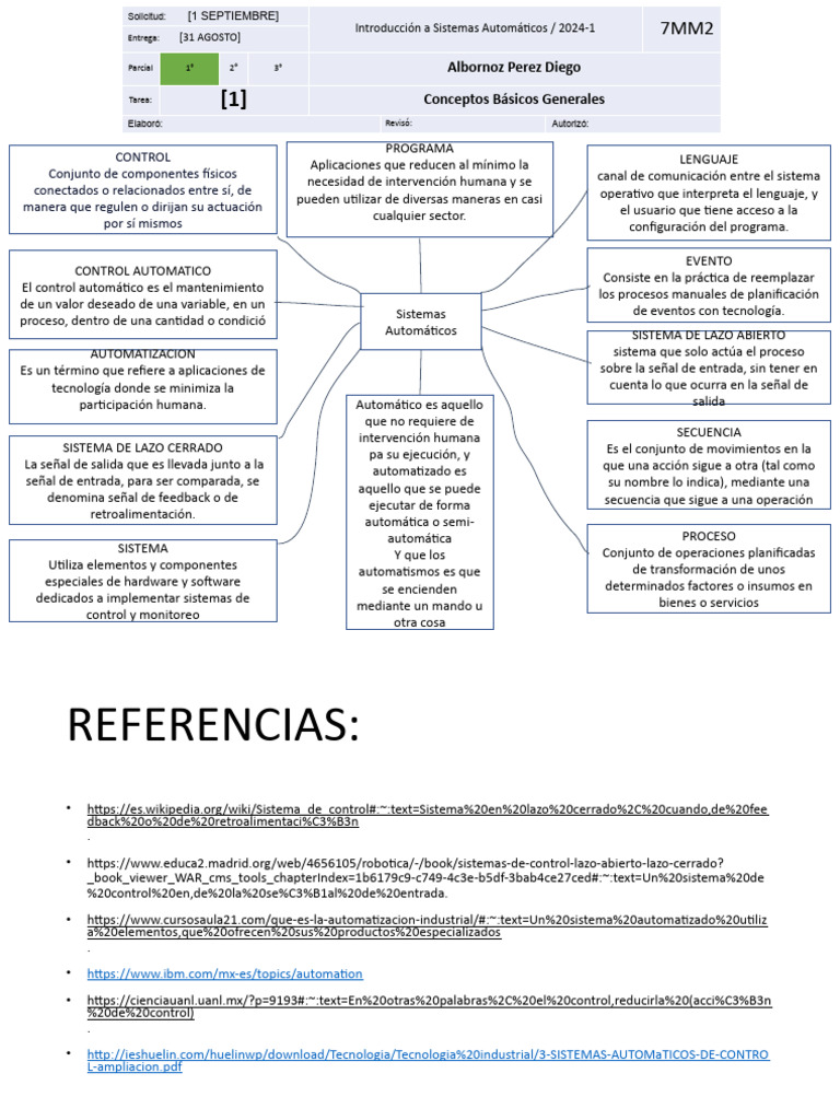 t1 - (Conceptos Básicos Generales) - (Albornoz Pérez Diego) | PDF | Programa de computadora ...