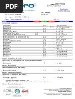 Resultados de Análisis Clínicos Chopo | PDF | Medicina CLINICA | Medicina