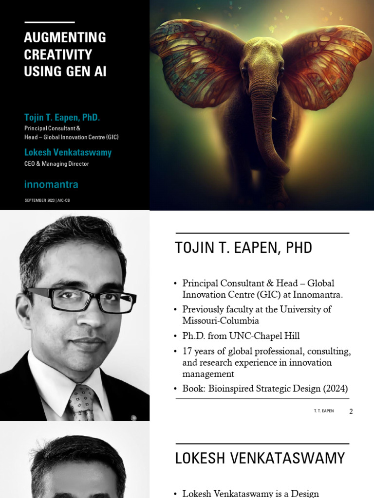 Augmenting Creativity using Gen-AI | PDF | Artificial Intelligence | Intelligence (AI) & Semantics