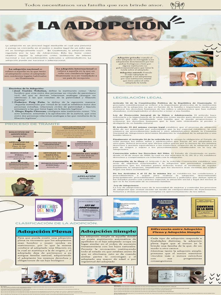 Infografia de La Adopción | PDF | Adopción | Instituciones sociales
