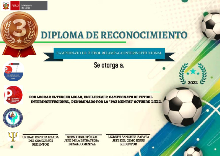 Diploma Futbol | PDF