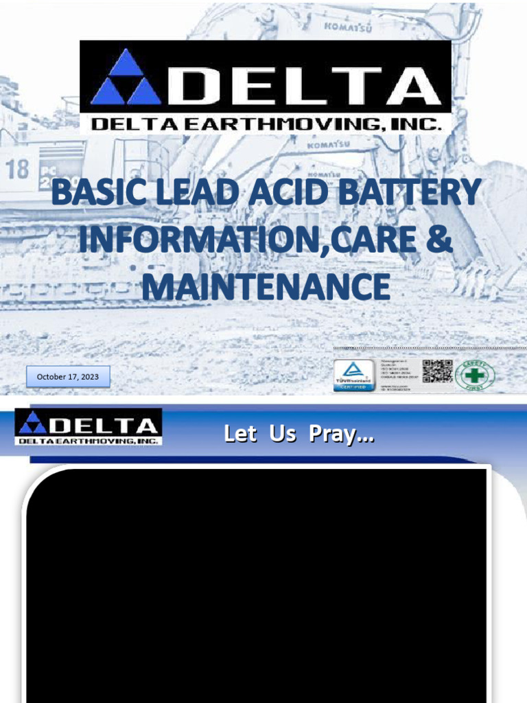 SLI Battery Workshop Guide | PDF | Rechargeable Battery | Battery Charger