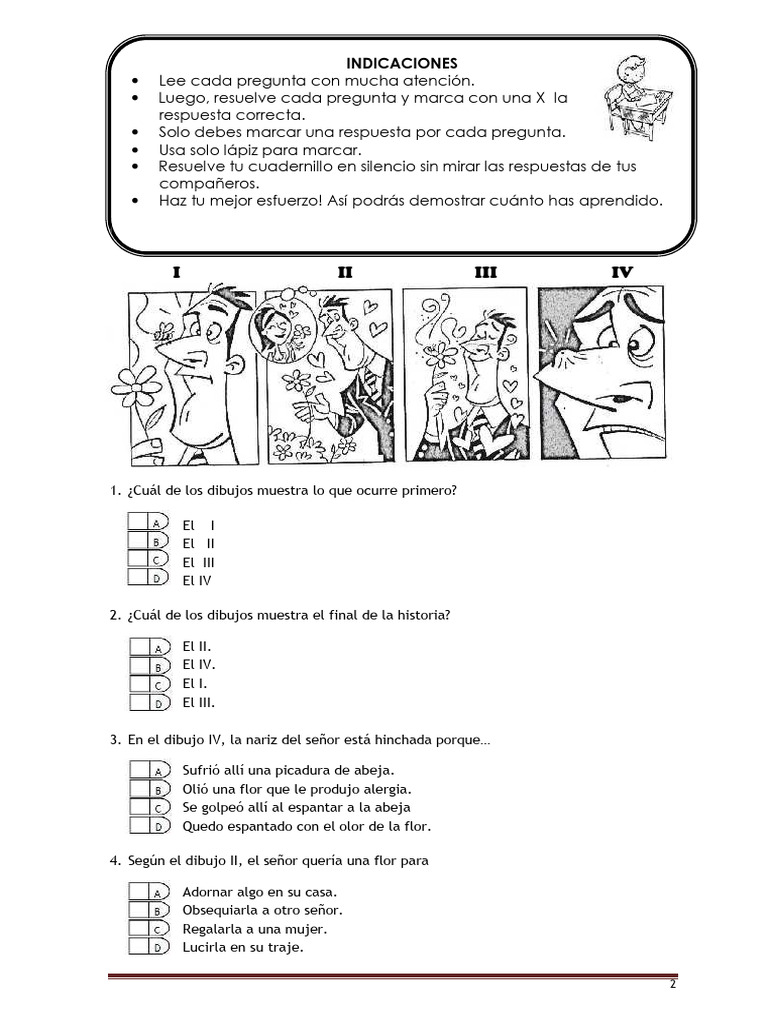 4° Comunicacion Ece Simulacro 1 | PDF