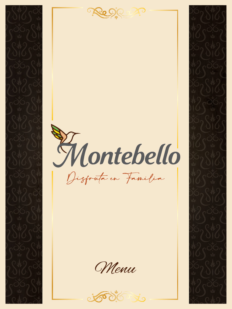Montebello Menu 2023 | PDF