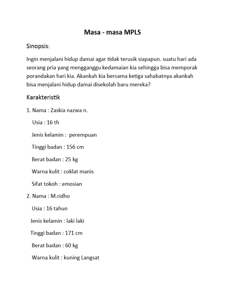 Masa - masa MPL-WPS Office | PDF