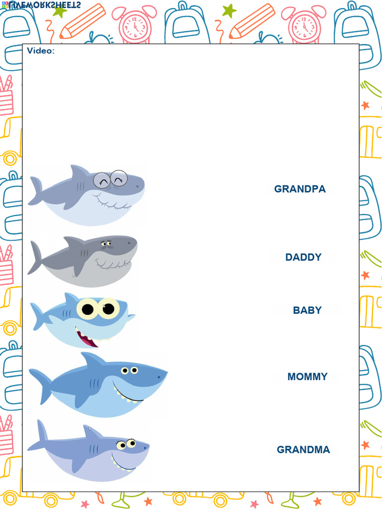 Baby Shark Family | PDF