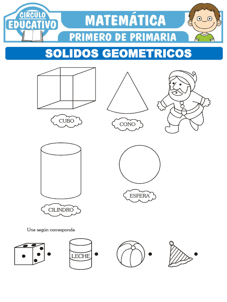 Introduccion A Los Solidos Geometricos para Primero de Primaria | PDF