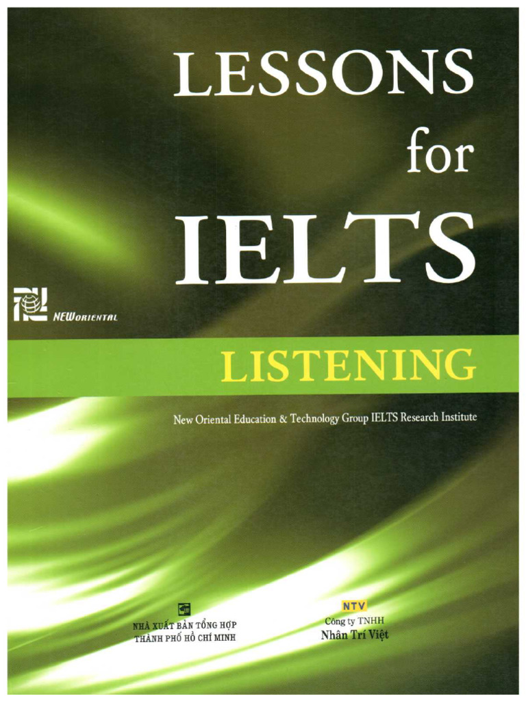 Lessons For IELTS Listening | PDF