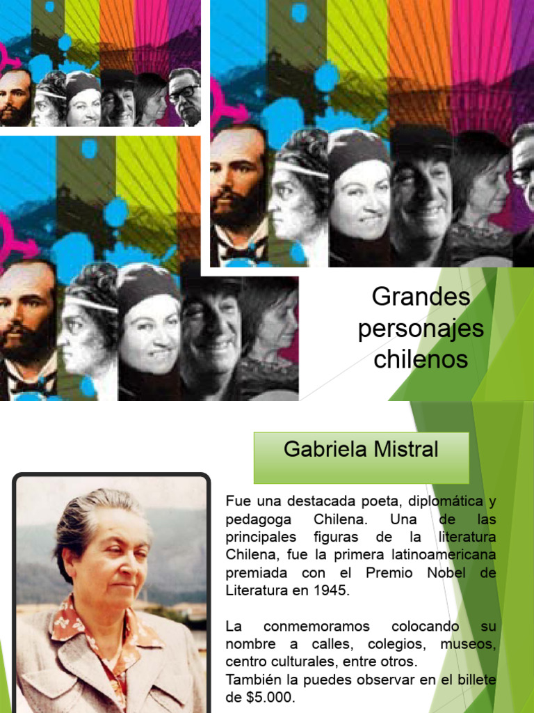 Presentacion Grandes Personajes Chilenos | PDF | Chile