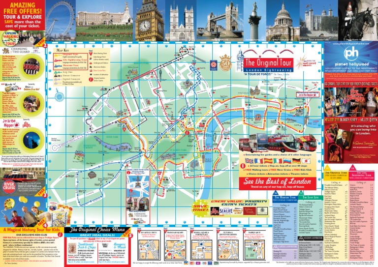 Bus Tour Map | PDF | London | Transport
