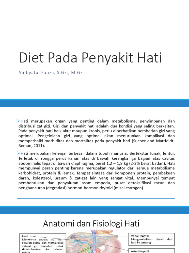 Diet Pada Penyakit Hati | PDF