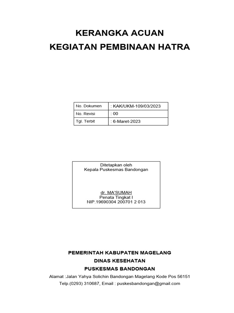 Kak Pembinaan Hatra | PDF