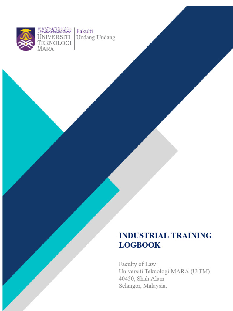 UiTM Industrial Training Logbook | PDF