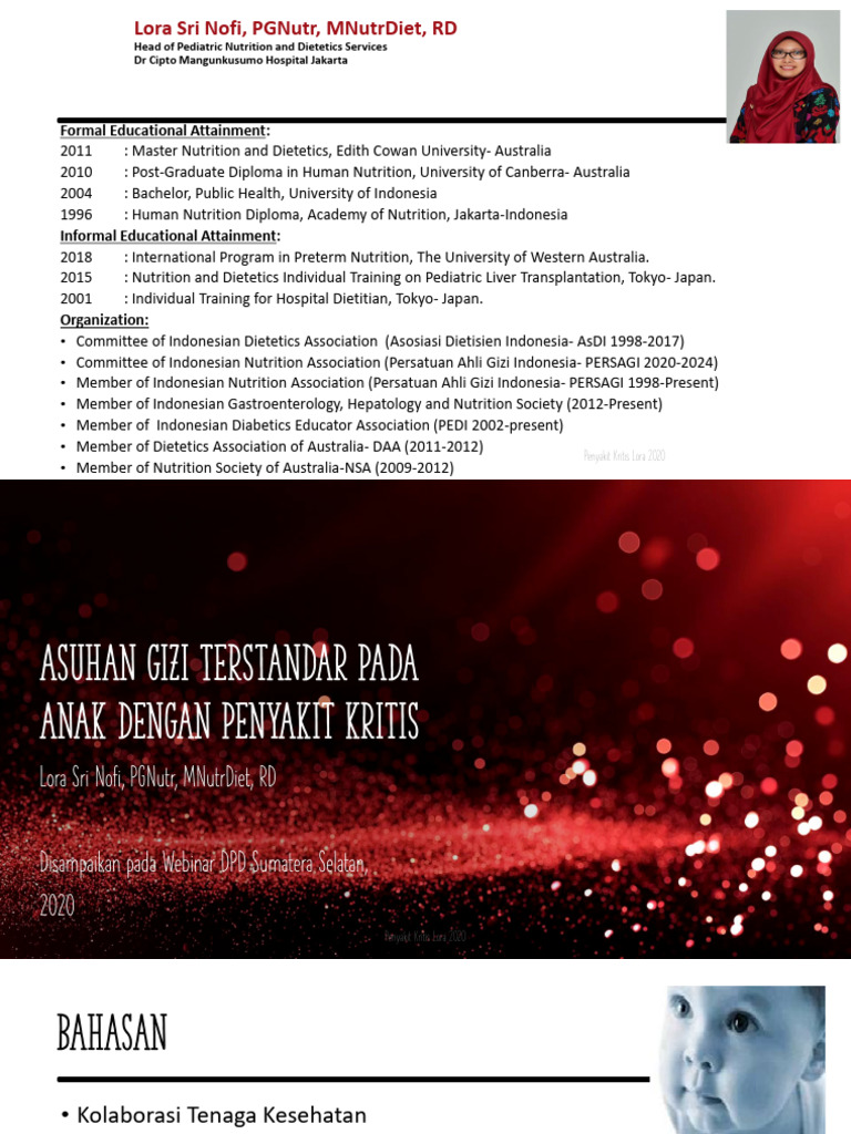 NCP Kritis Anak 2020 Lora | PDF